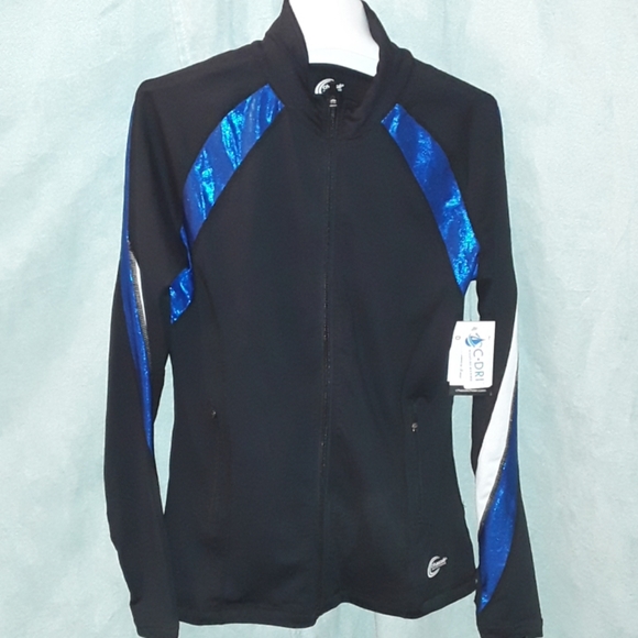 Chasse | Tops | Chasse Performance Metallic Vip Jacket | Poshmark